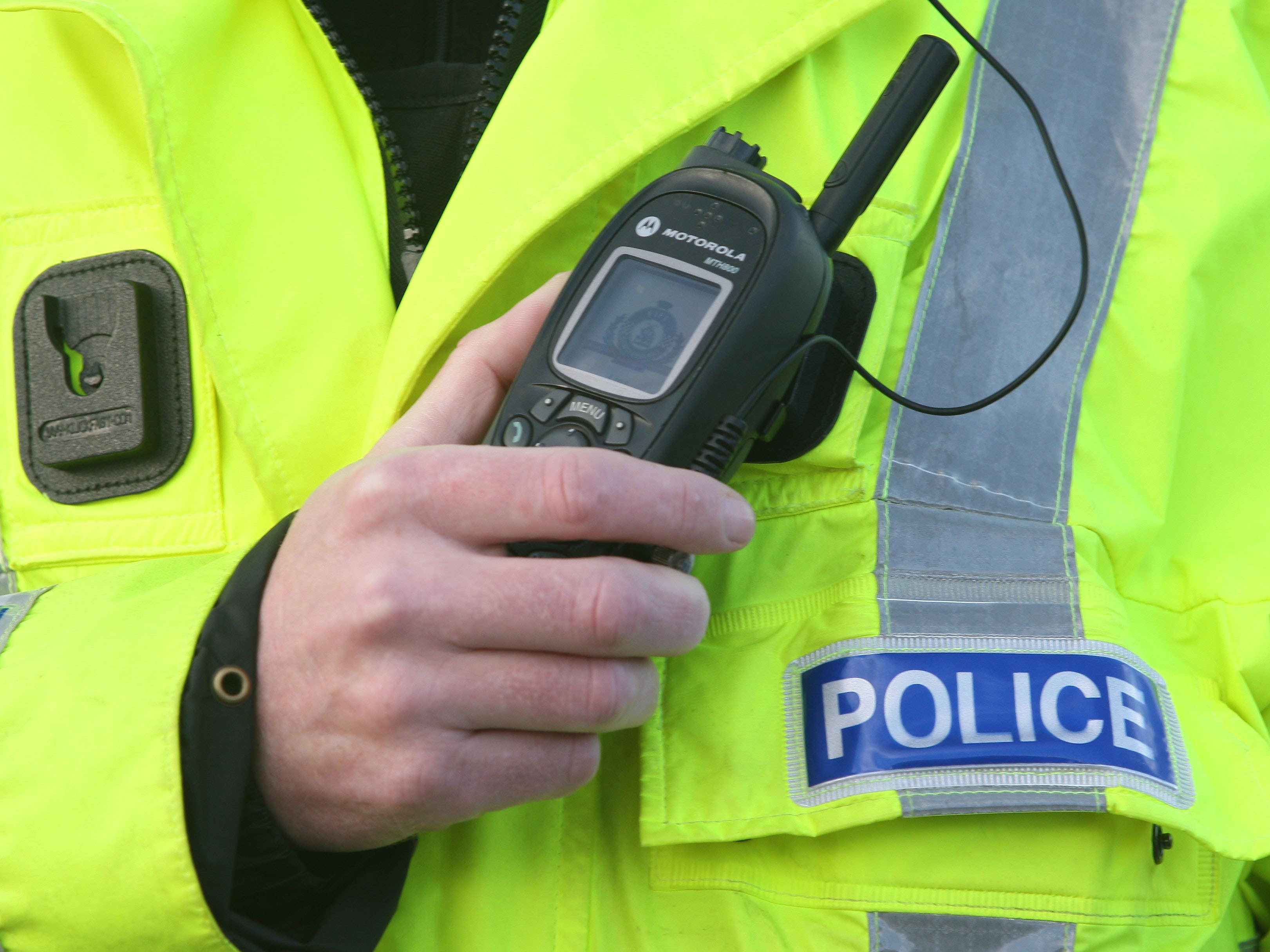 Road closed amid Glasgow protest